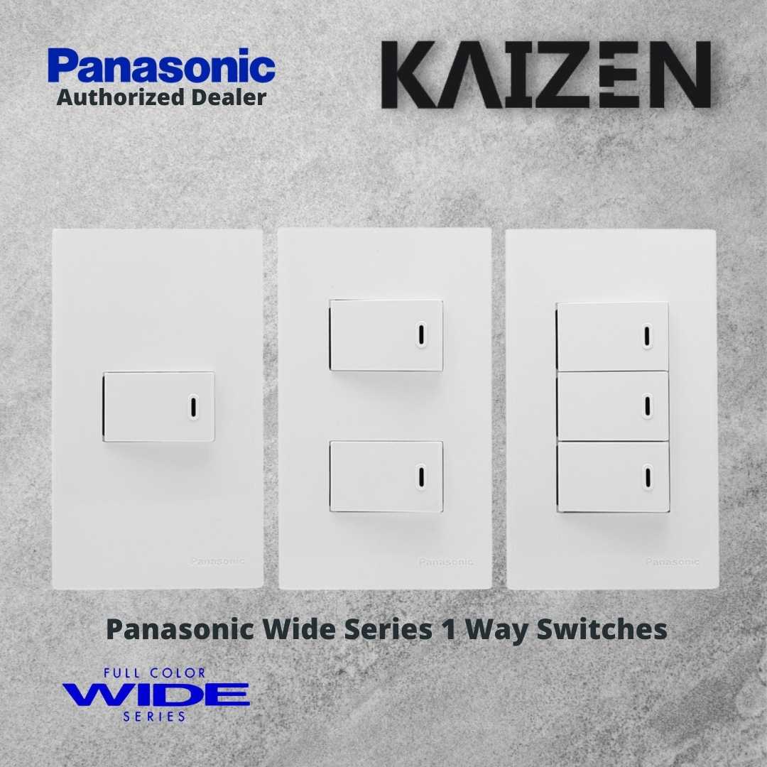 Panasonic Wide Series Switches (1way & 3way) – Kaizen Philippines