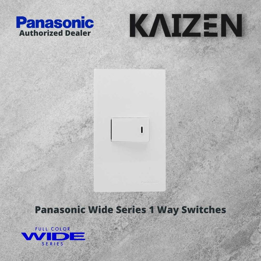 Panasonic Wide Series Switches (1way & 3way) – Kaizen Philippines
