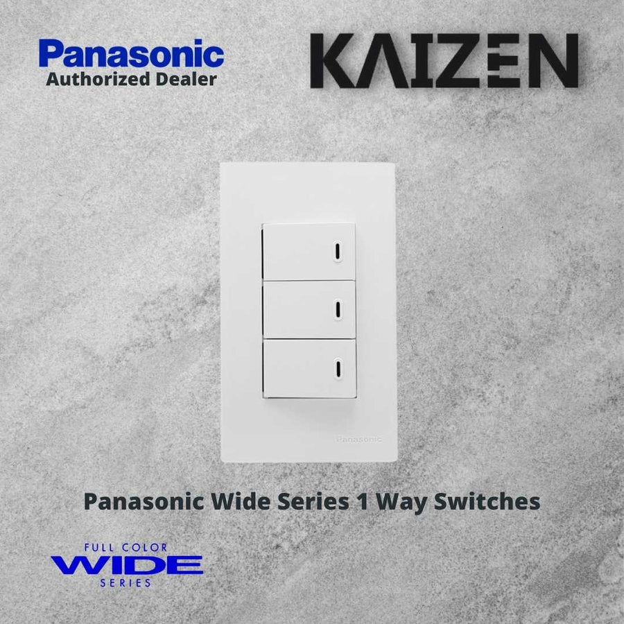 Panasonic Wide Series Switches (1way & 3way) – Kaizen Philippines