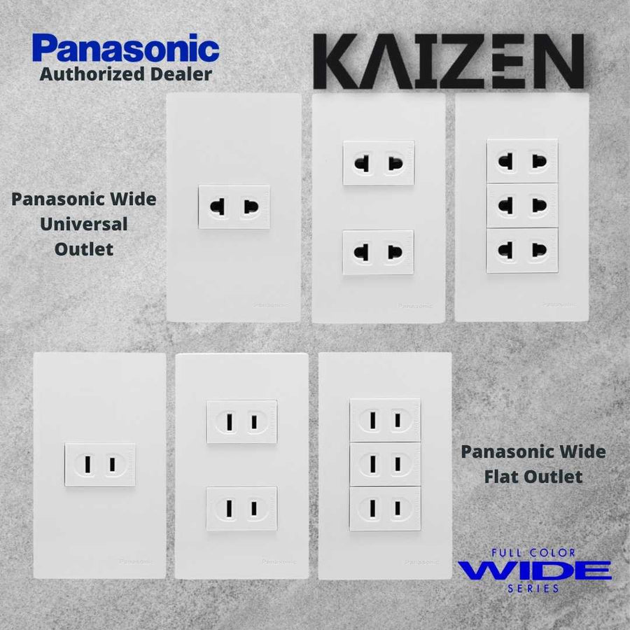 Panasonic Wide Series Outlets – Kaizen Philippines