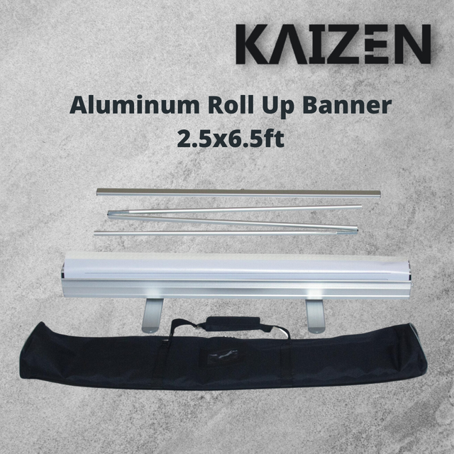 KAIZEN™ Aluminum Roll Up Banner – Kaizen Philippines