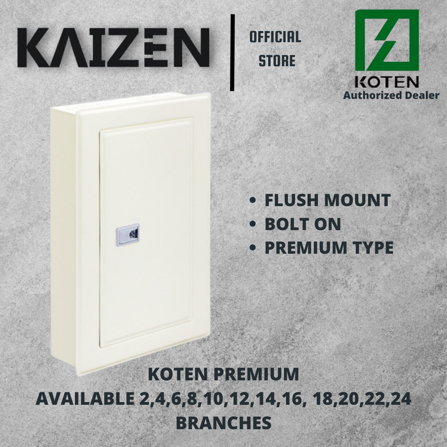 Koten Premium Panel Board Box 2Pole Bolt On – Kaizen Philippines