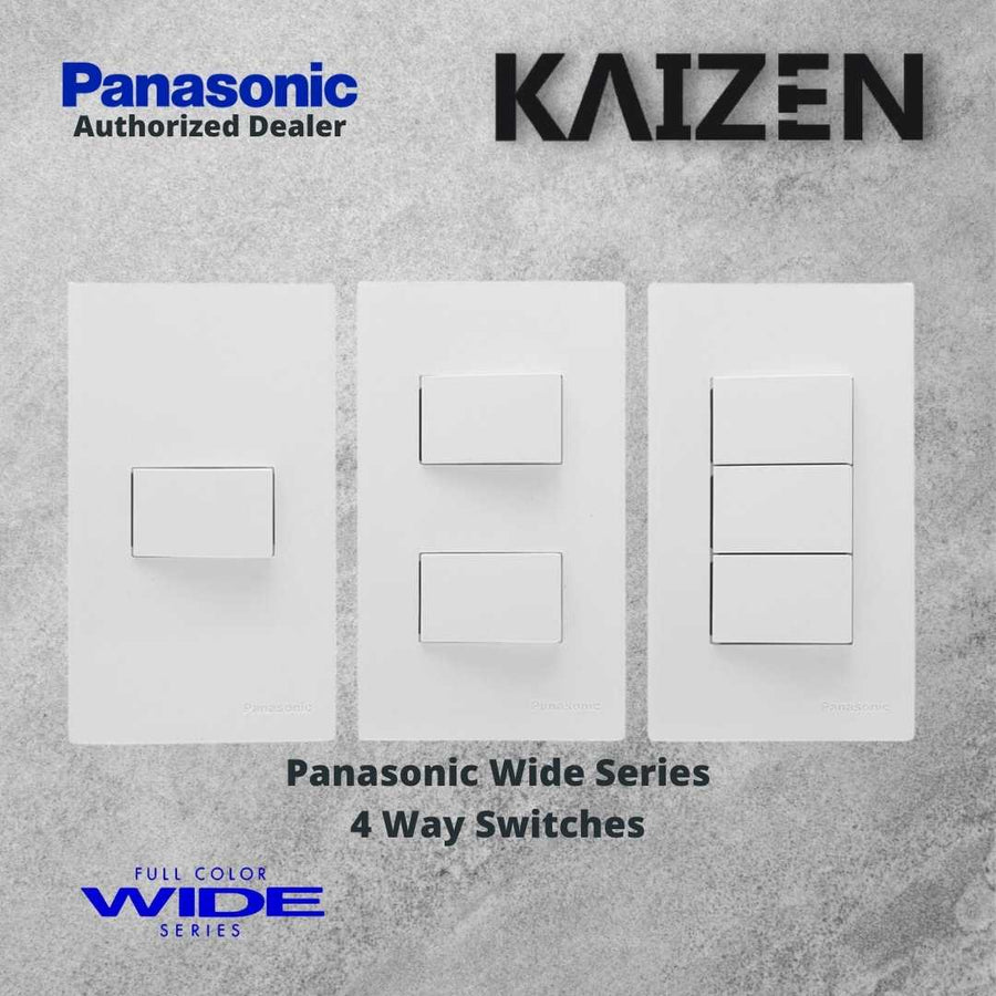 Panasonic Wide Series Switches (1way & 3way) – Kaizen Philippines