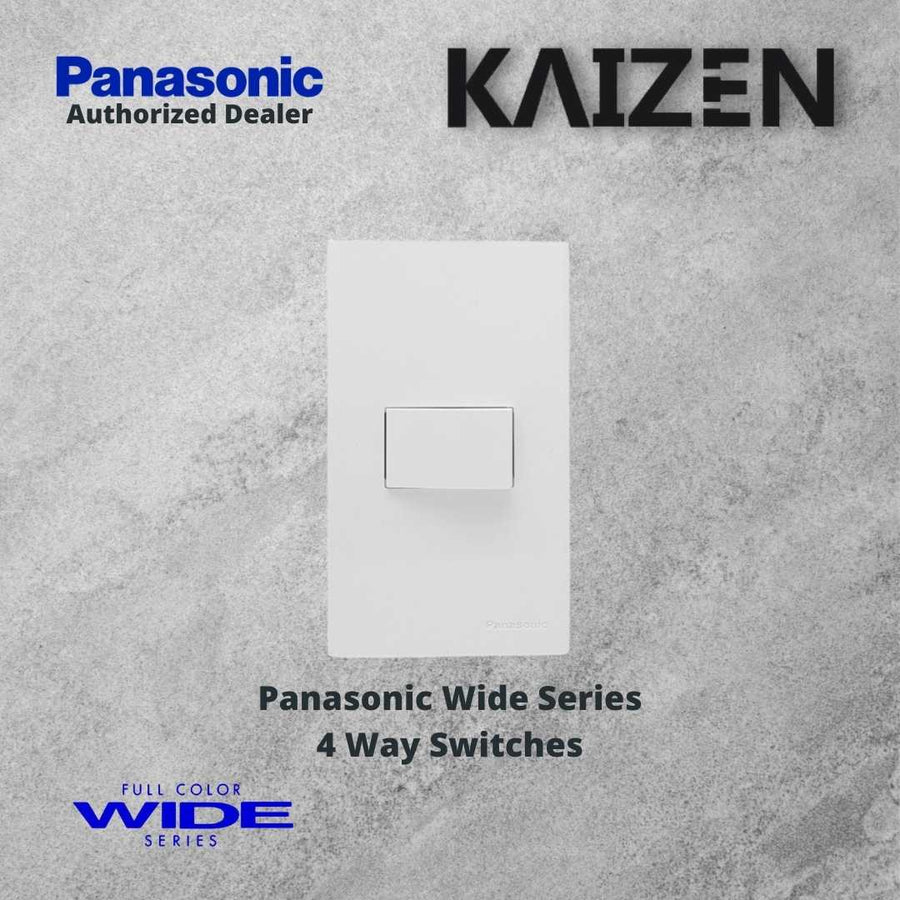 Panasonic Wide Series Switches (1way & 3way) – Kaizen Philippines