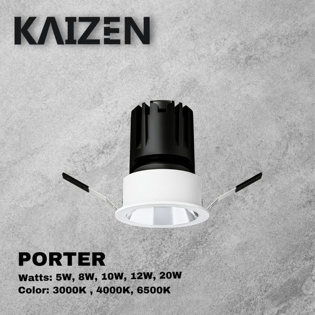 Kaizen PORTER LED Down Light Round – Kaizen Philippines
