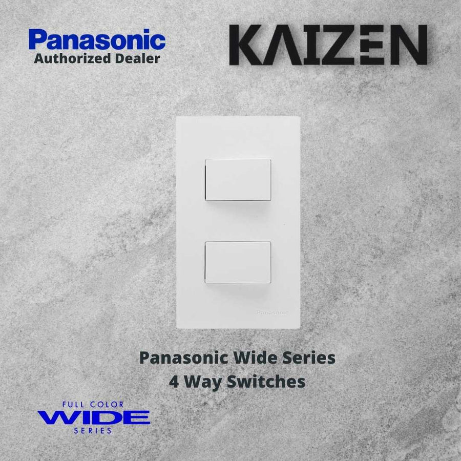 Panasonic Wide Series Switches (1way & 3way) – Kaizen Philippines