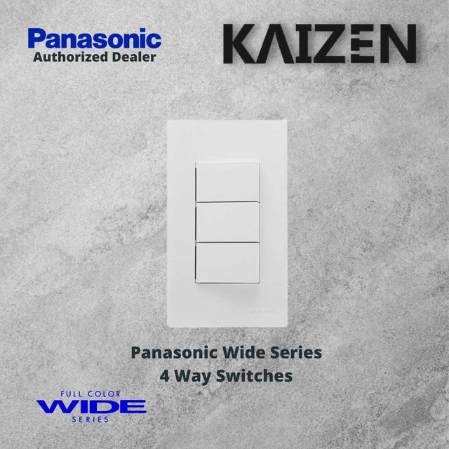 Panasonic Wide Series Switches (1way & 3way) – Kaizen Philippines