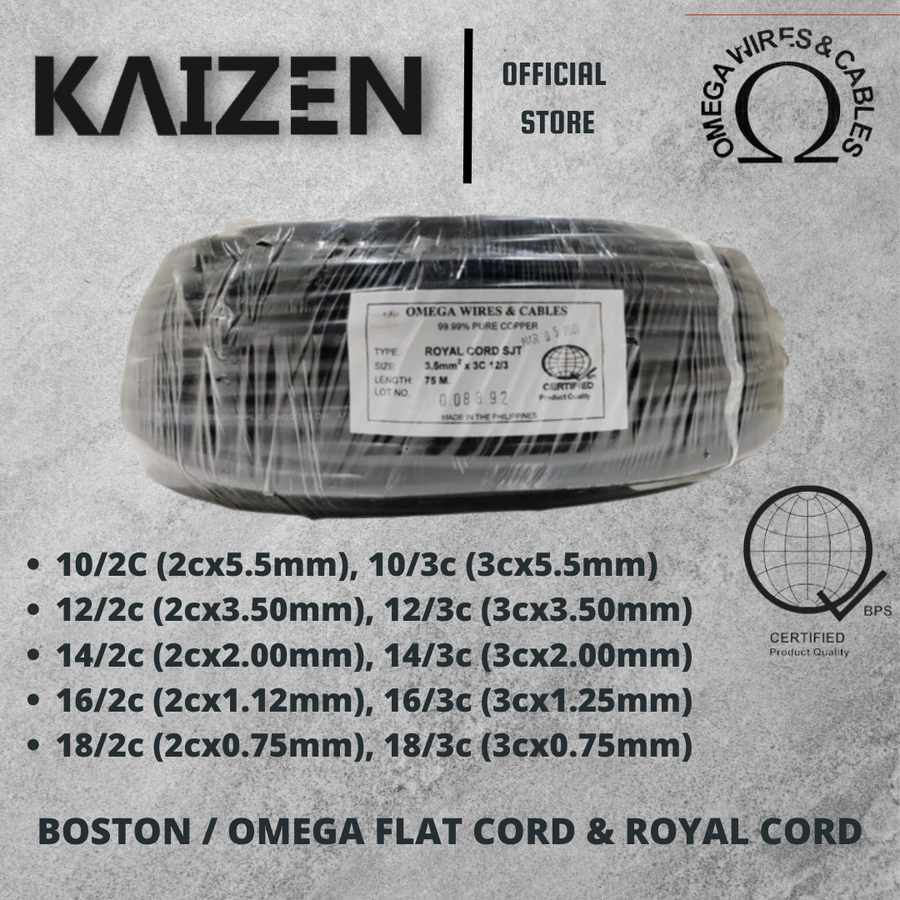 BOSTON / OMEGA ROYAL CORD WIRE 75M – Kaizen Philippines