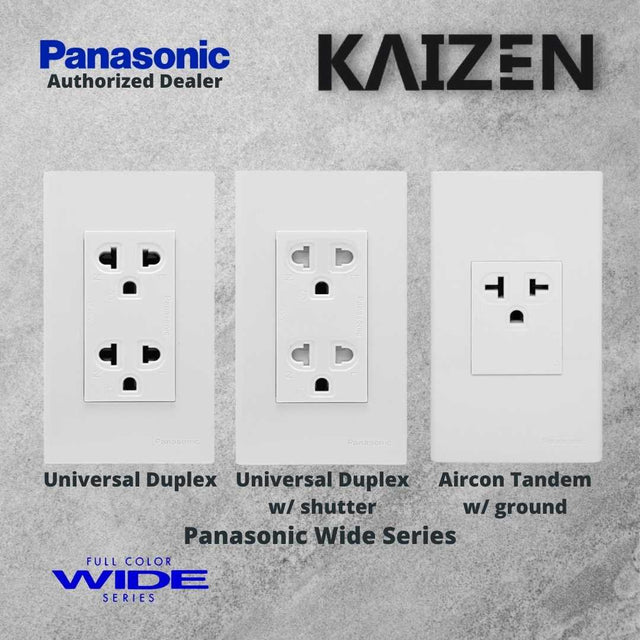 Panasonic Wide Series Outlets – Kaizen Philippines