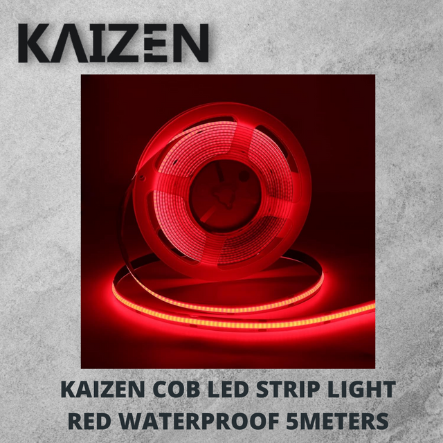 Kaizen 12V 24V LED COB Strip Light IP65 Waterproof – Kaizen Philippines