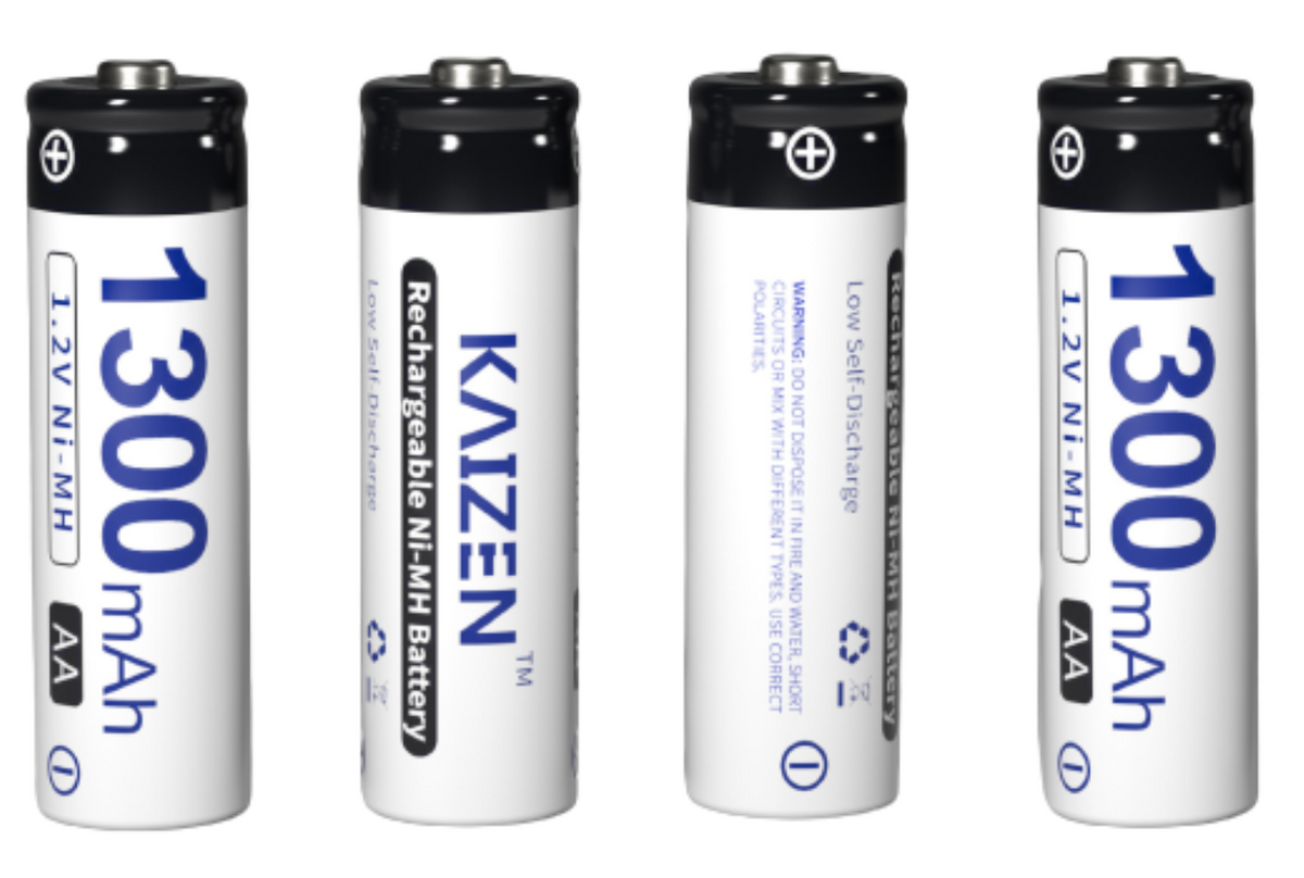 Kaizen AA 1300mAh Rechargeable Battery – Kaizen Philippines